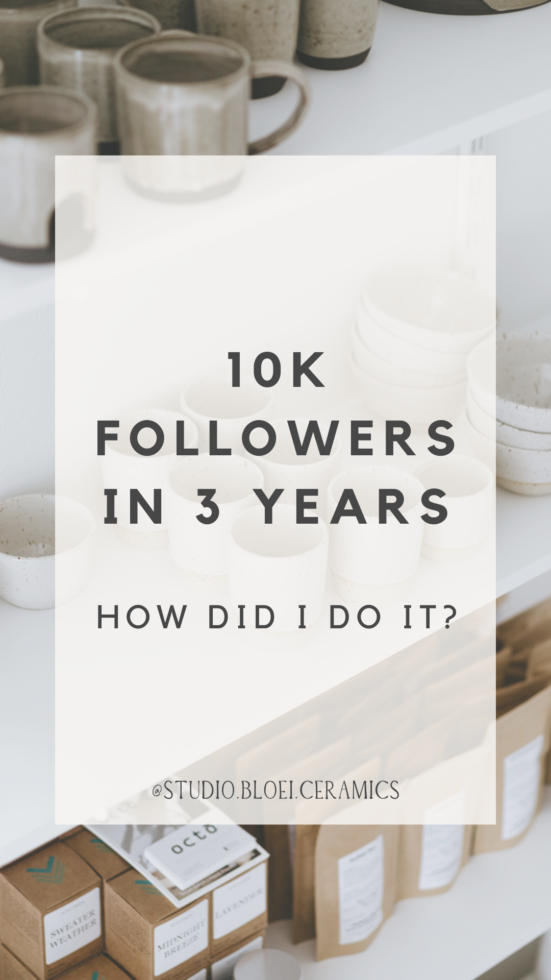 10K in 3 years, how did I do it? | Studio Bloei